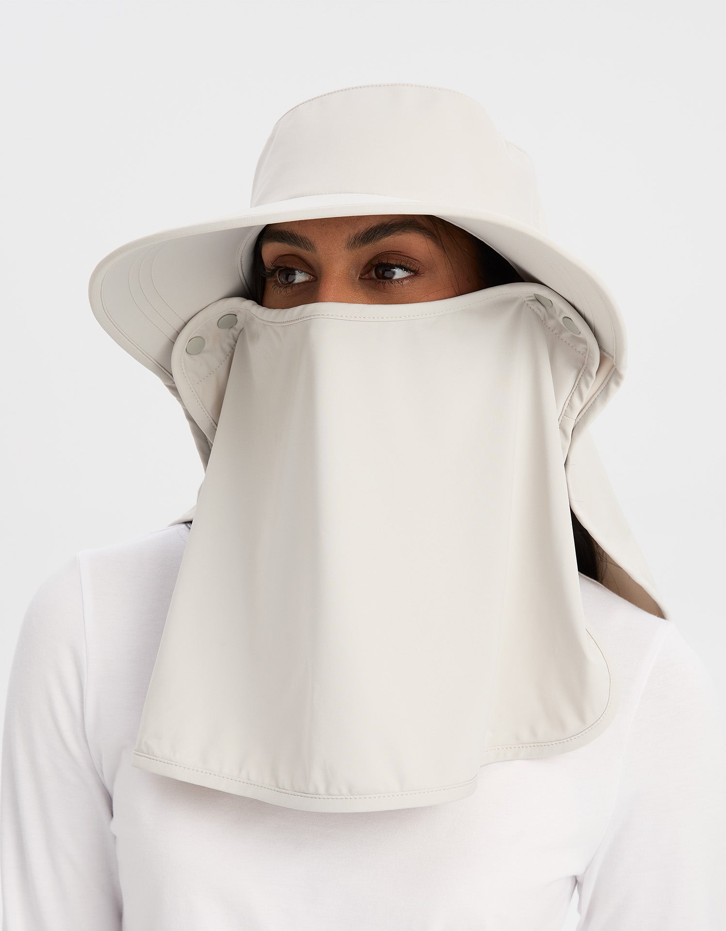 Ultimate Wide Brim Sun Hat with Face Protection UPF 50+ (Legionnaire Style) | Solbari UK