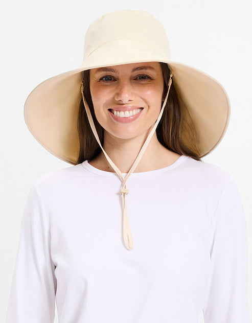 Women's Ultra Wide Brim Hat UPF 50+ | Solbari UK