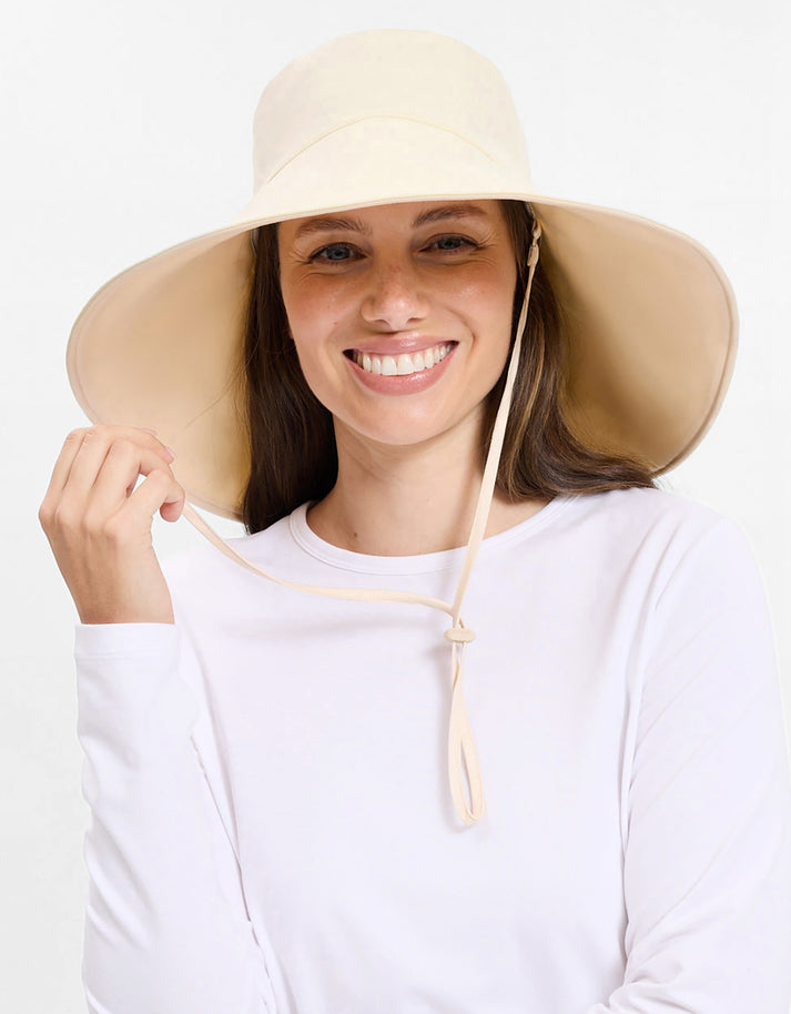 Women's Ultra Wide Brim Hat UPF 50+ | Solbari UK