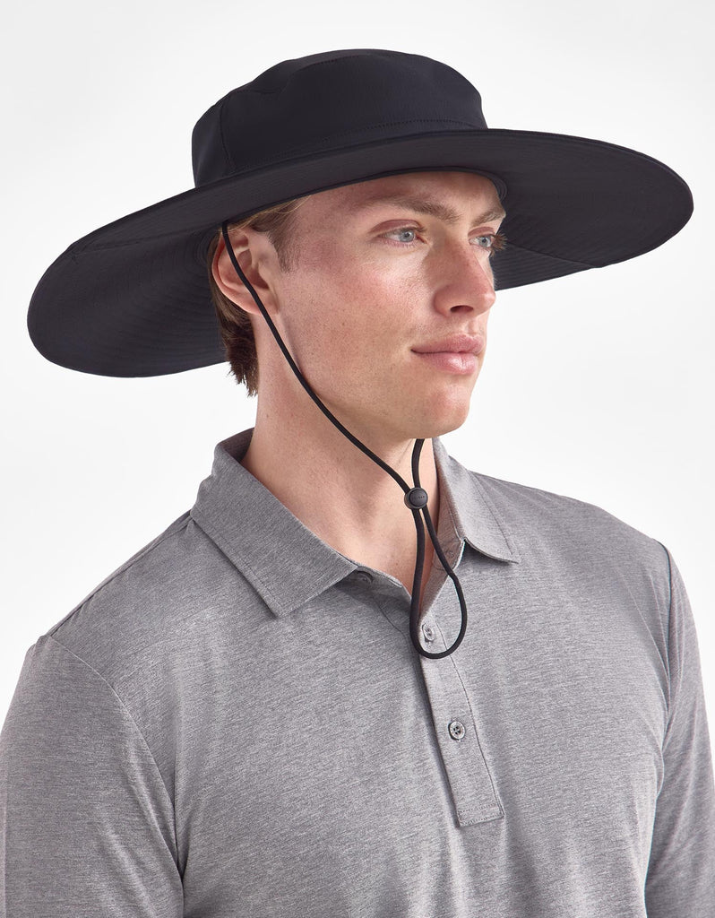 Ultra Wide Broad Brim Sun Hat UPF 50+ for Men – Solbari UK