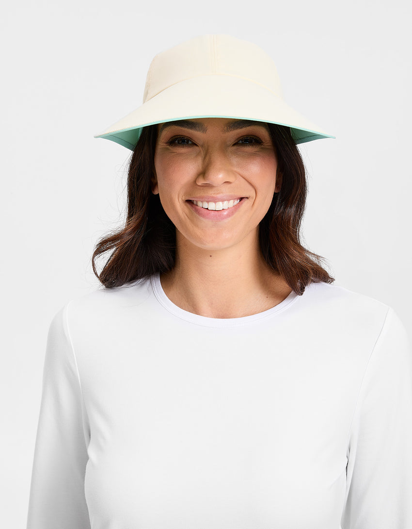 Reversible Ultra Wide Brim Cap, Women's Wide Brim Sun Hat | Solbari UK