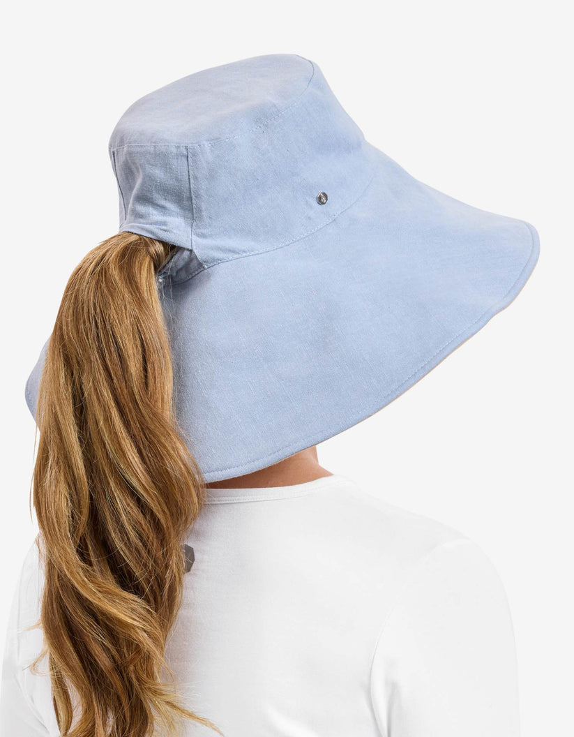 Ultra Wide Hat for women, UPF 50+ UV Protection Sun Hat Cotton Linen ...