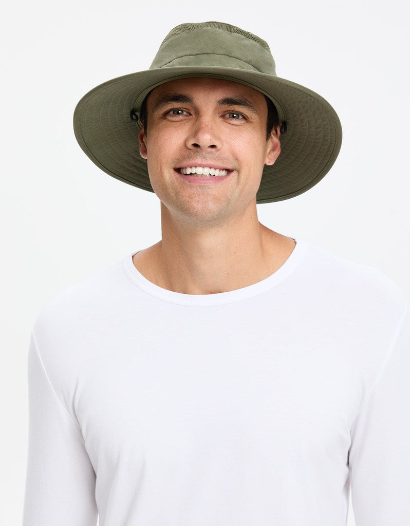 Everyday Broad Brim Sun Hat With Pocket for Men | UPF 50+ Sun Hat ...