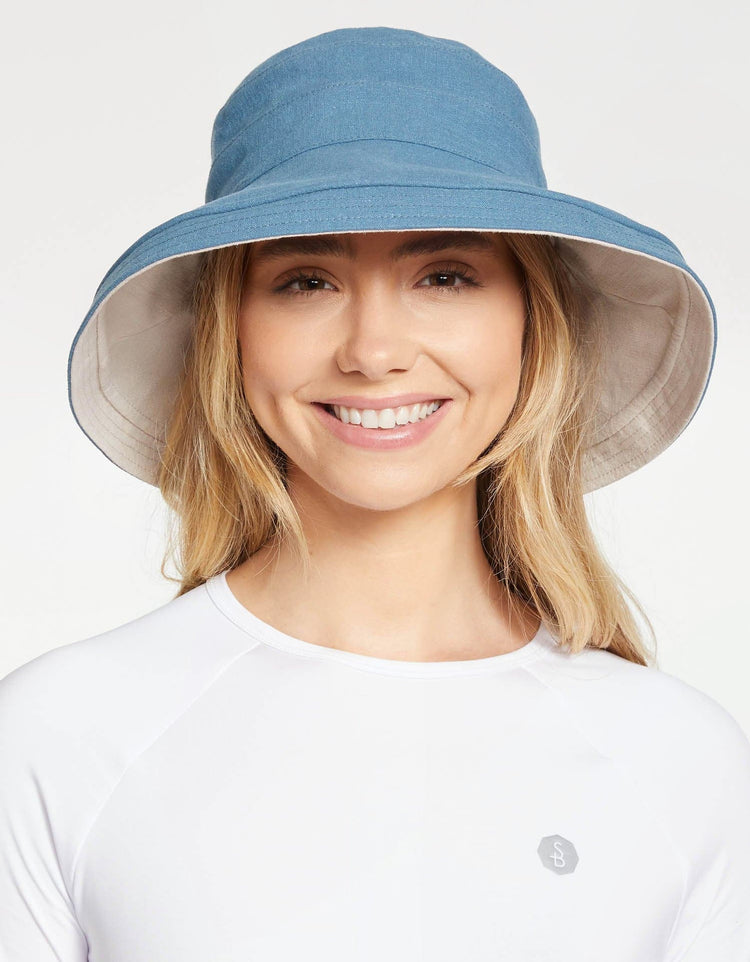Women's Ultra Wide Brim Hat UPF 50+ | Solbari UK
